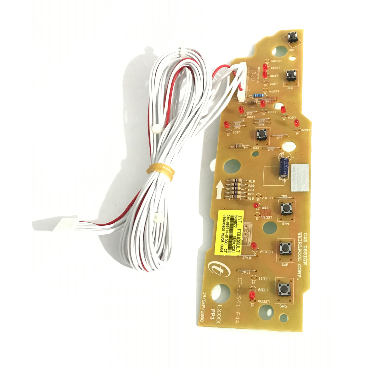 Placa interface lavadora Brastemp clean 10/11kg BWC10 BWC11 original